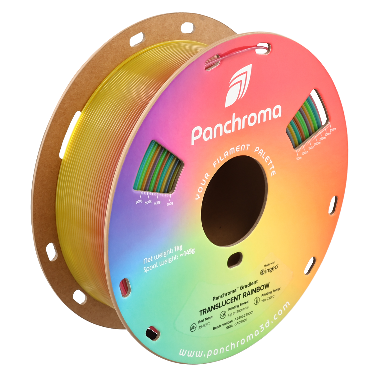 Panchroma™ Gradient Translucent PLA – Polymaker US
