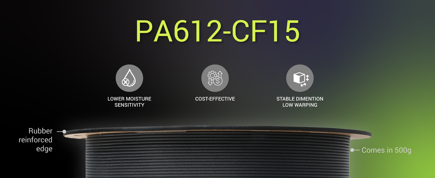 Fiberon™ PA612-CF15 (Formerly PolyMide™ PA612-CF) – Polymaker US