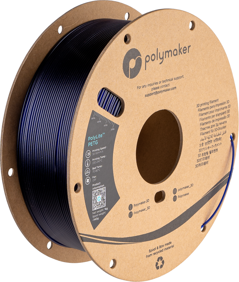 PolyLite™ Translucent PETG – Polymaker US