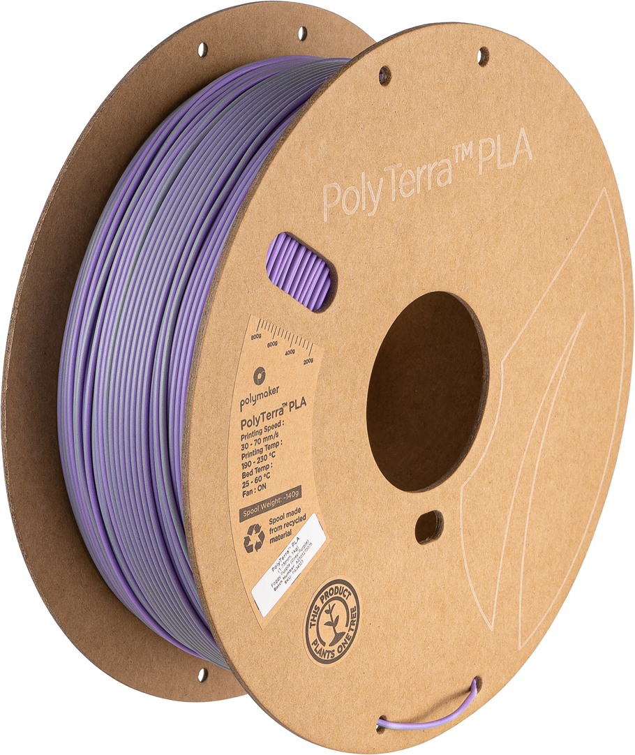 Panchroma™ Dual Matte PLA (Formerly PolyTerra™ Dual) – Polymaker US