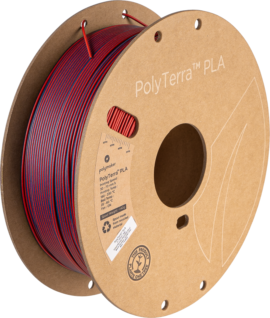 Panchroma™ Dual Matte PLA (Formerly PolyTerra™ Dual) – Polymaker US