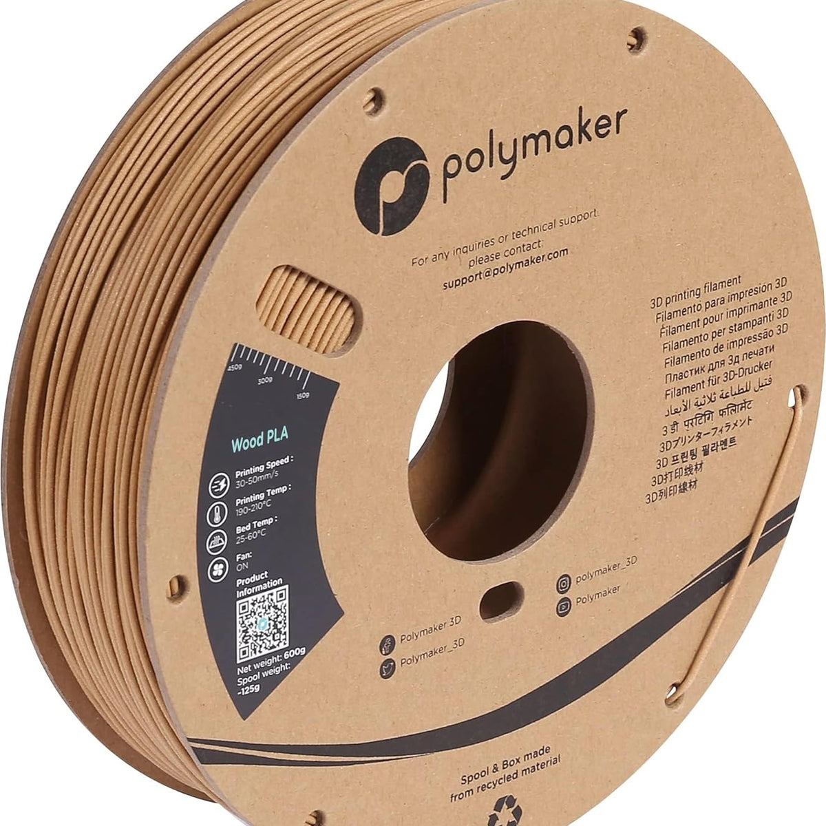 Polymaker Wood PLA – Polymaker US