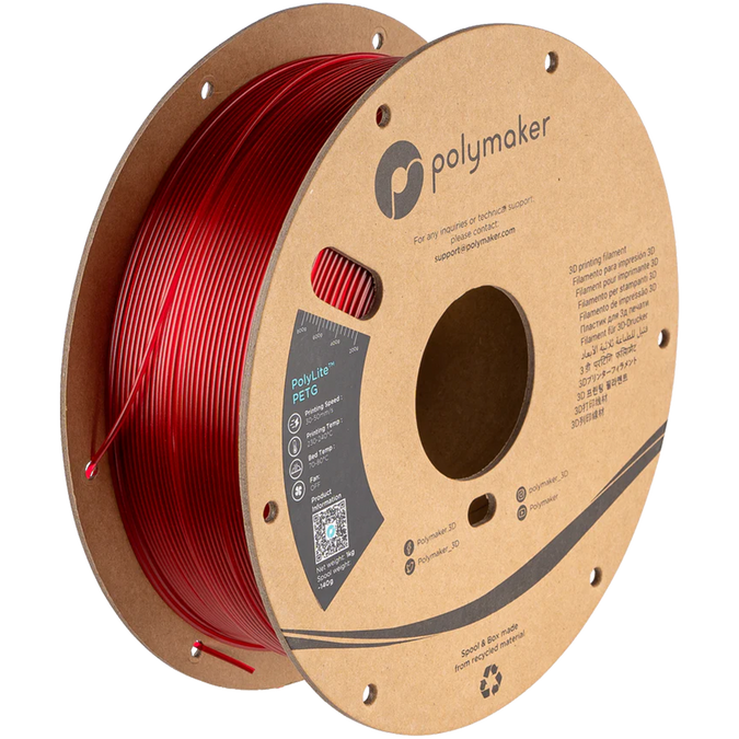 PolyLite™ Translucent PETG – Polymaker US